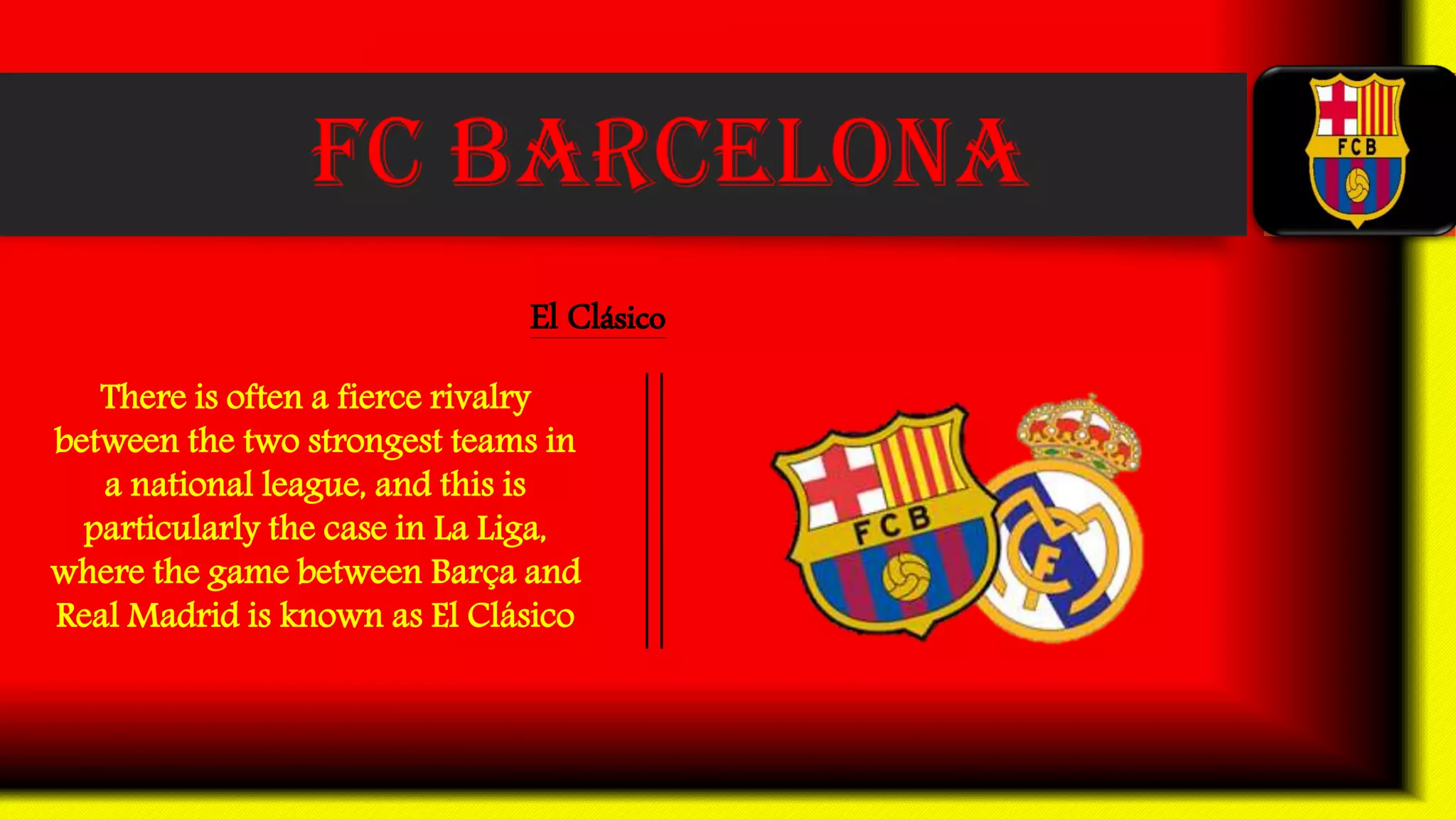 Presentation of barcelona | PPT