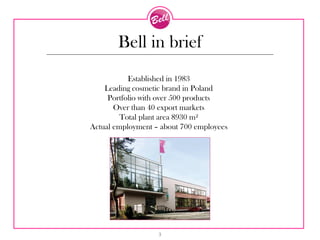 New Product Line - Bell Cosmetics. | PPT