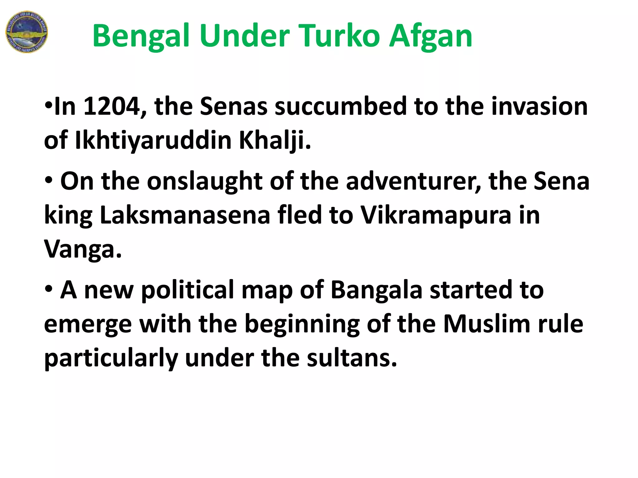 History of Bengal (Ancient to Modern Period) | PPTX