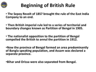 History of Bengal (Ancient to Modern Period) | PPTX