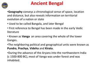 History of Bengal (Ancient to Modern Period) | PPTX