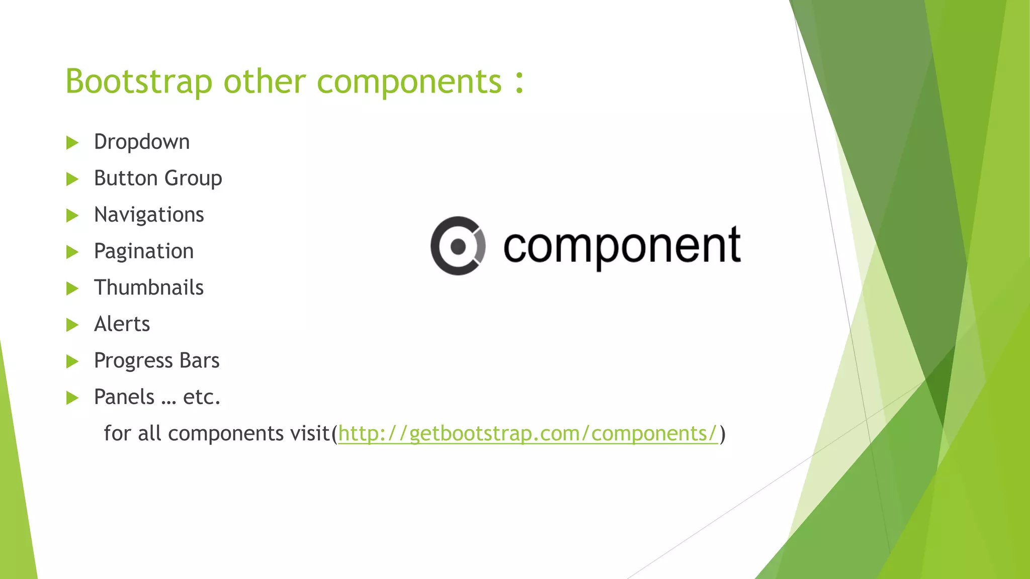 Presentation of bootstrap | PPTX