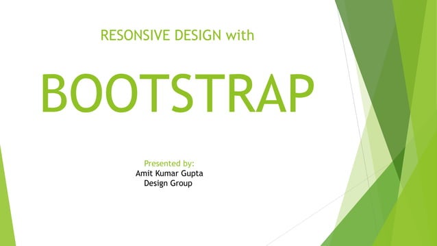 Presentation of bootstrap | PPTX
