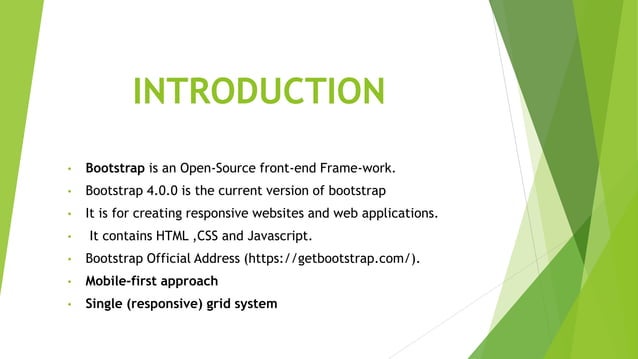Presentation of bootstrap | PPTX