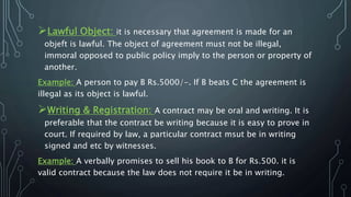 Essentials Of Valid Contract & Its Kinds | PPT