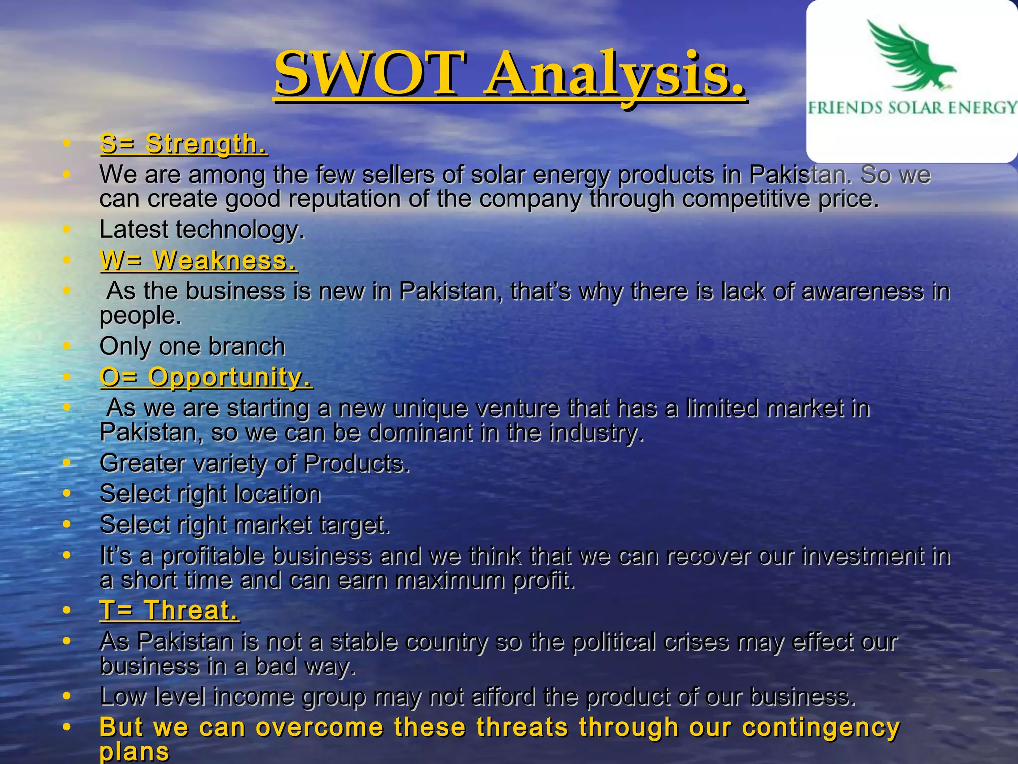 business plan Solar energy | PPT