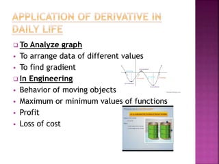 Presentation of calculus on application of derivative | PPTX