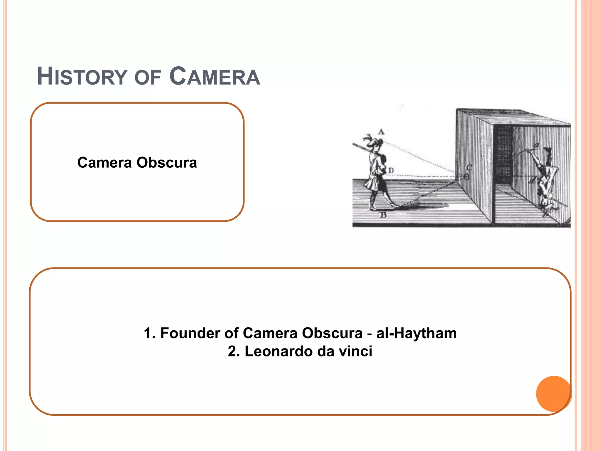 Presentation of camera | PPT