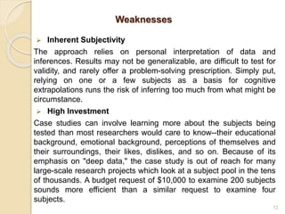The Case Study in Research Methods | PPTX