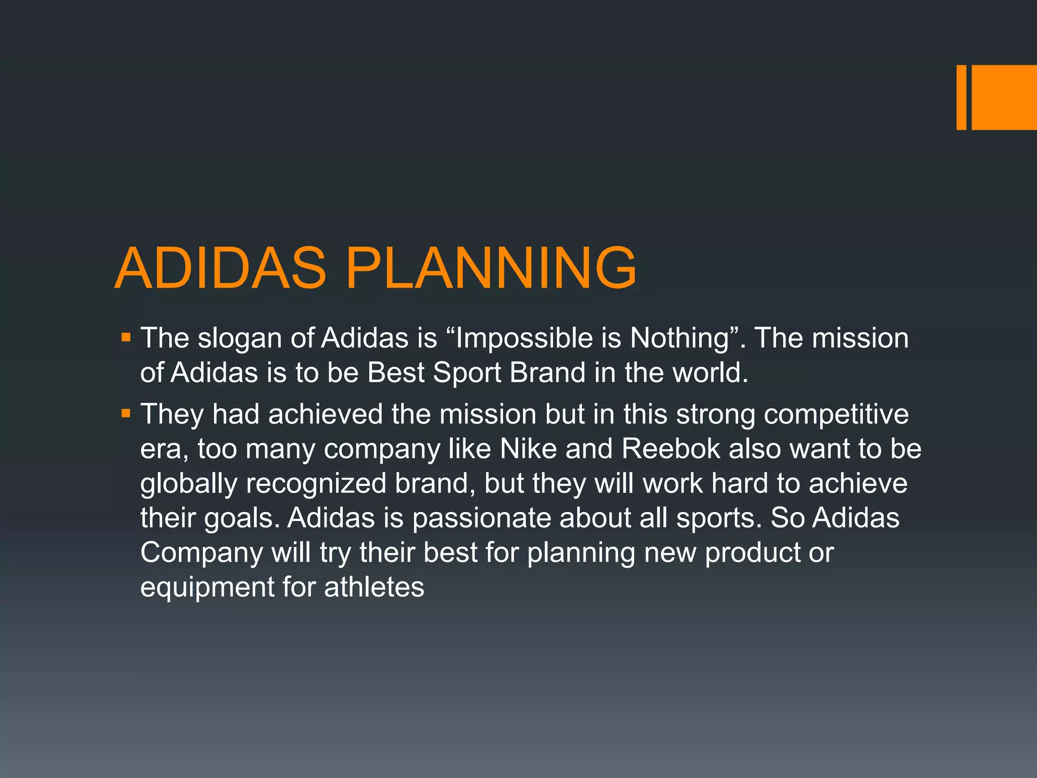 Adidas Management and Managerial Structure | PPTX