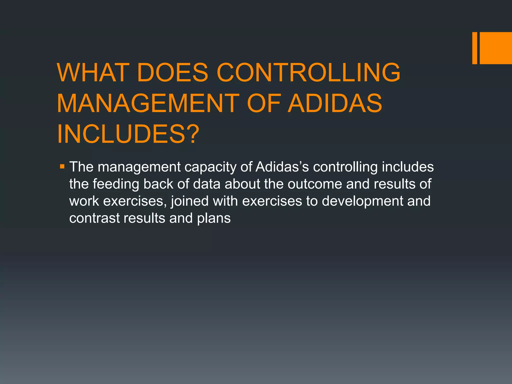 Adidas Management and Managerial Structure | PPTX