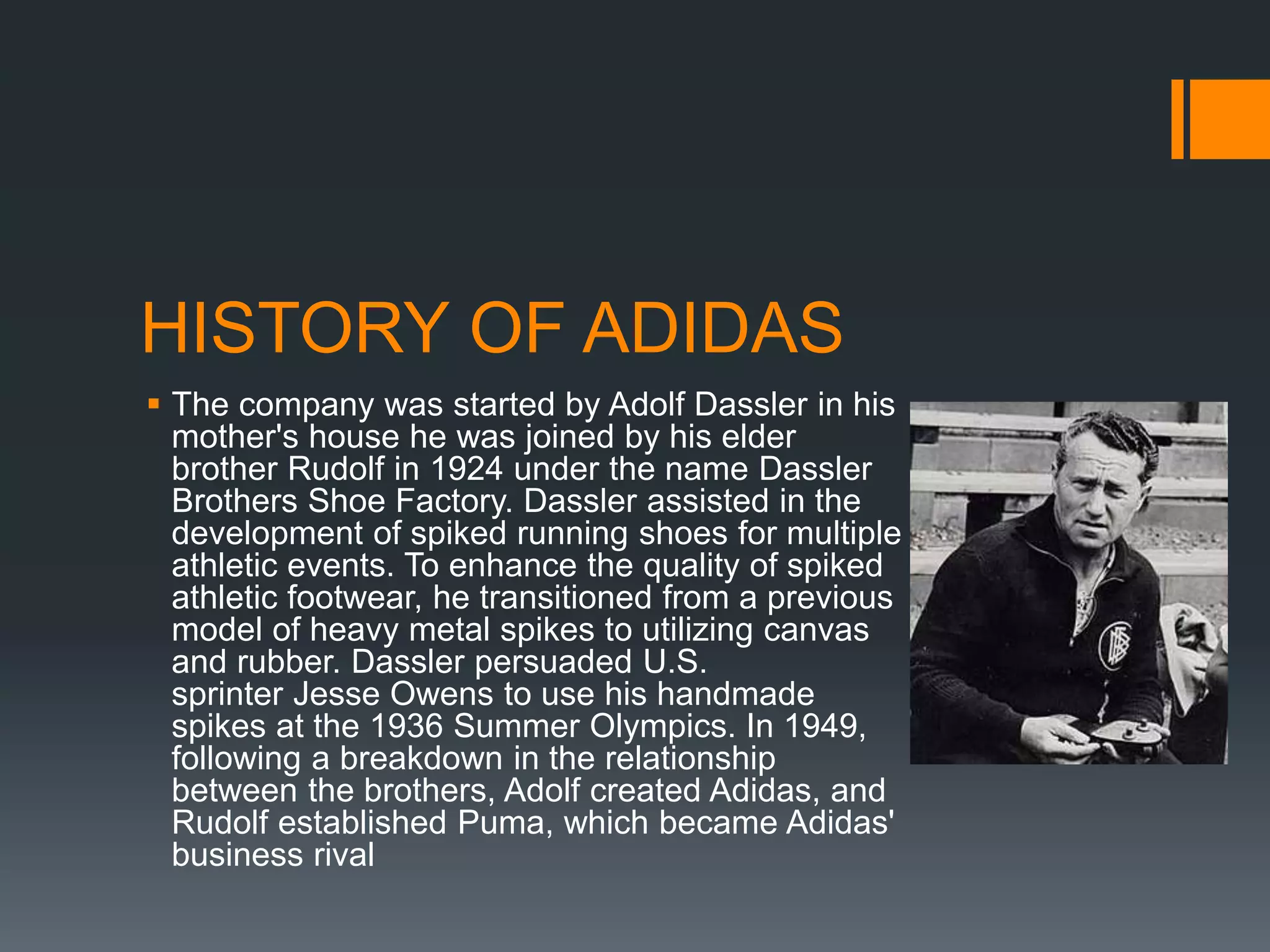 Adidas Management and Managerial Structure | PPTX