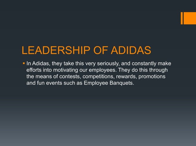 Adidas Management and Managerial Structure | PPTX | Large Business ...