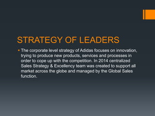 Adidas Management and Managerial Structure | PPTX