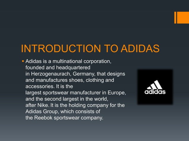 Adidas Management and Managerial Structure | PPTX | Large Business ...
