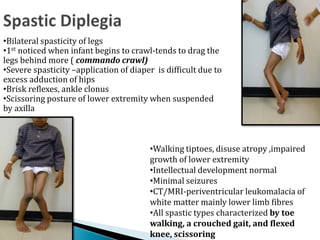 Presentation of cerebral palsy | PPTX