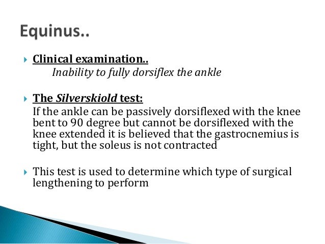 Presentation of cerebral palsy