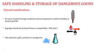 Presentation of chemical handling presentation | PPTX