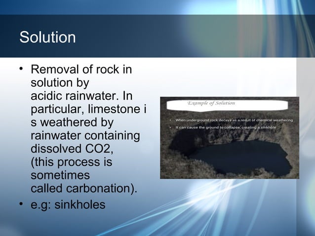 Presentation of chemical weathering | PPT | Geology | Science