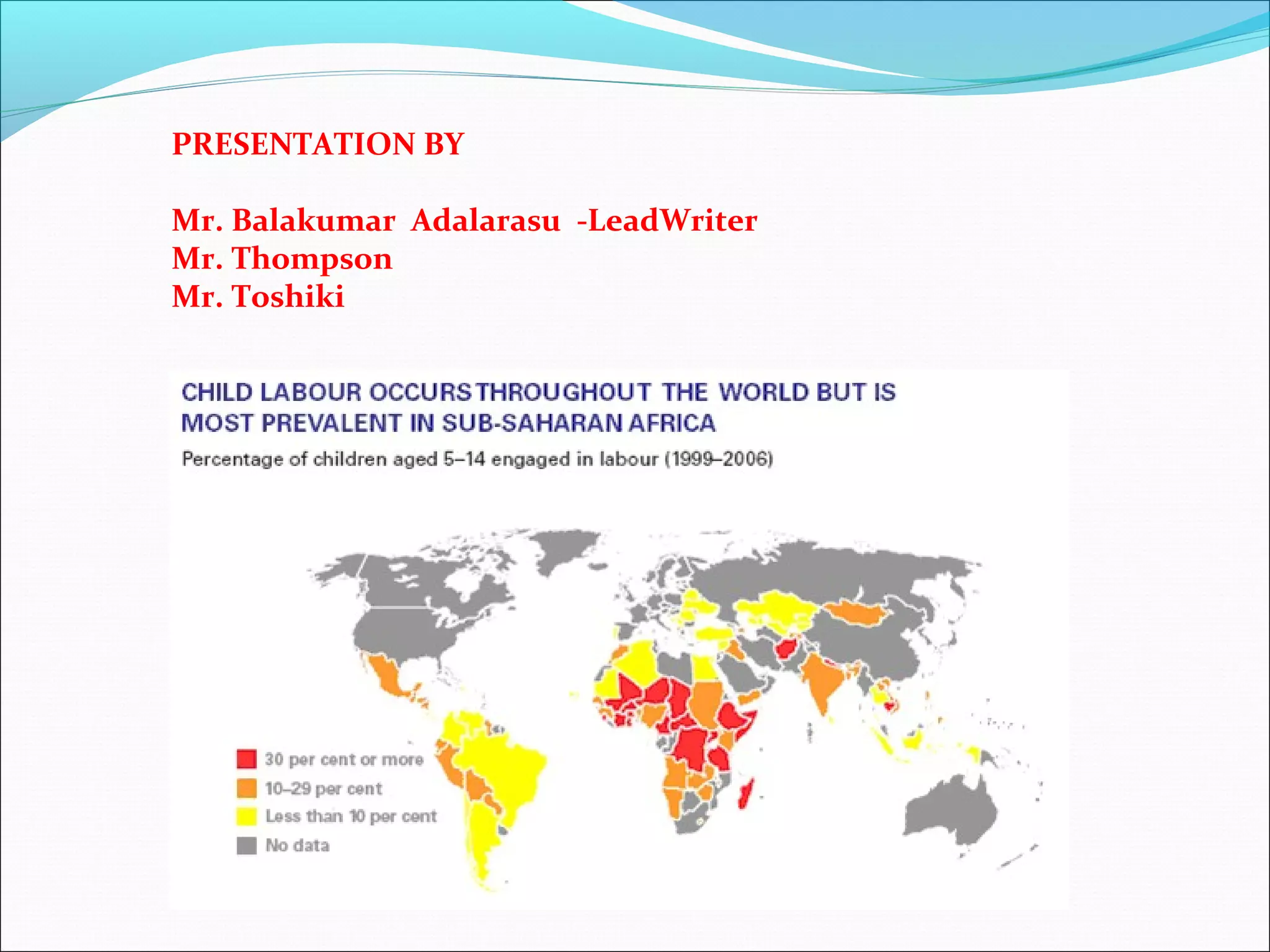 Presentation of child labour | PPT