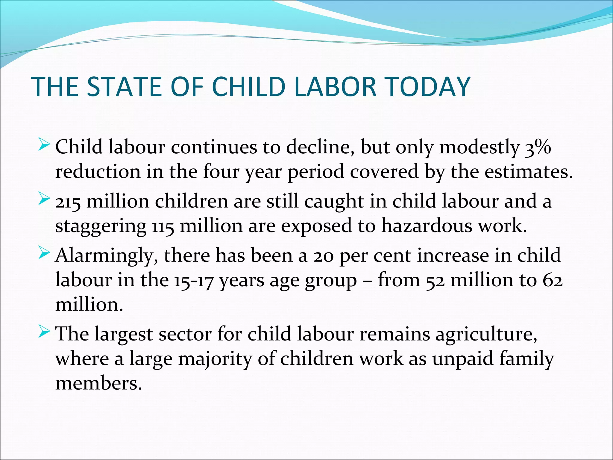 Presentation of child labour | PPT