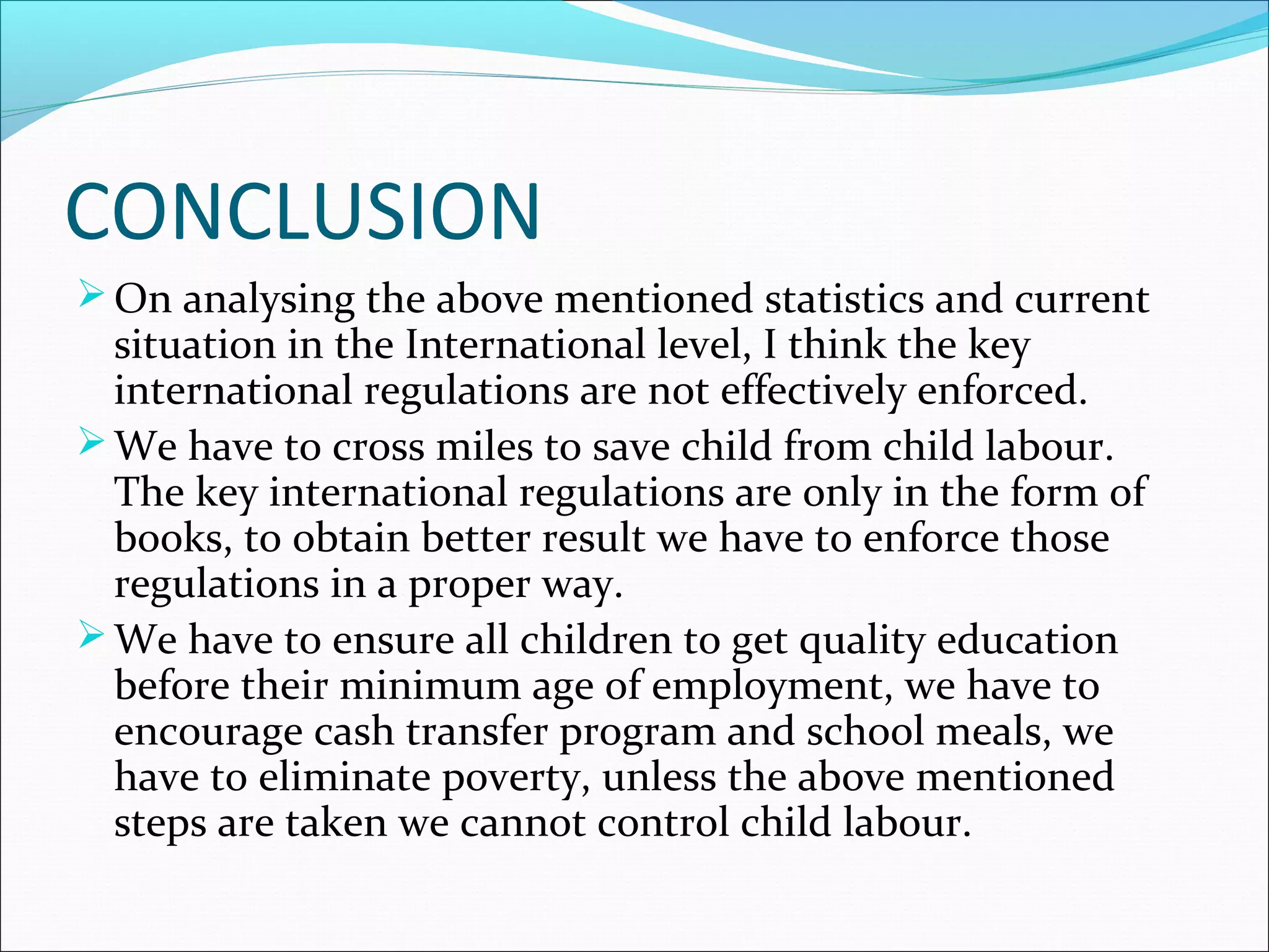 Presentation of child labour | PPT