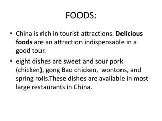 Presentation of china | PPTX