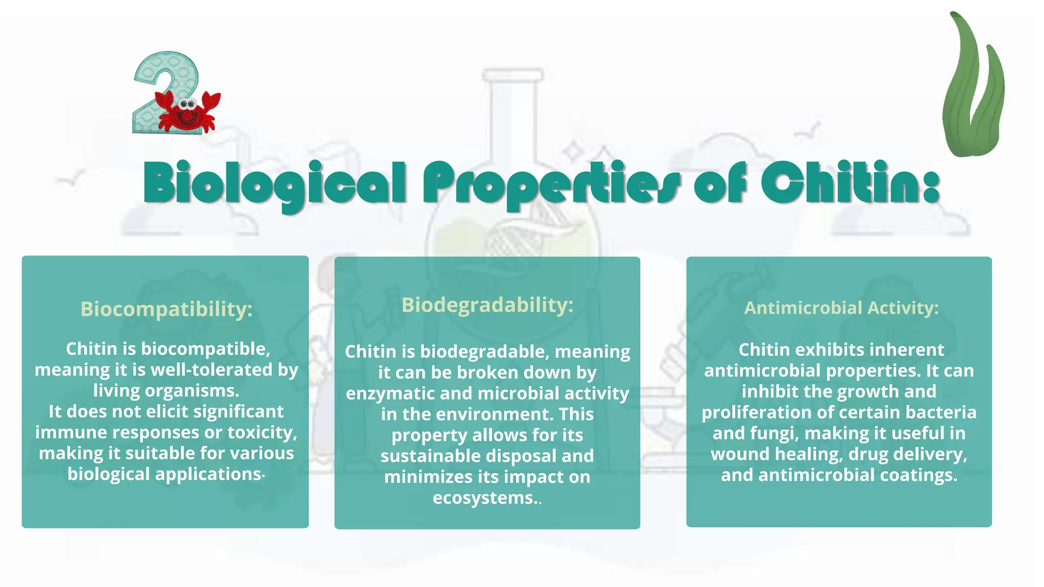 presentation of chitin : extraction et application .pptx