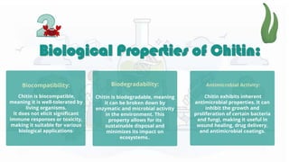 presentation of chitin : extraction et application .pptx