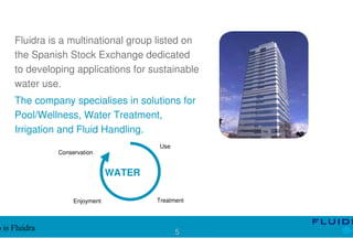 Presentation of company fluidra | PDF | Chemistry | Science