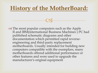 motherboard | PPTX