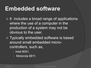Presentation of computer ( software) | PPT
