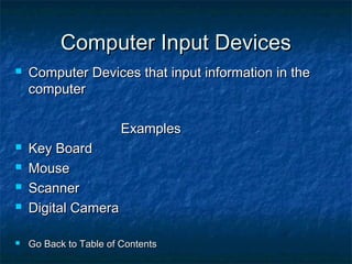 Presentation of computer | PPT