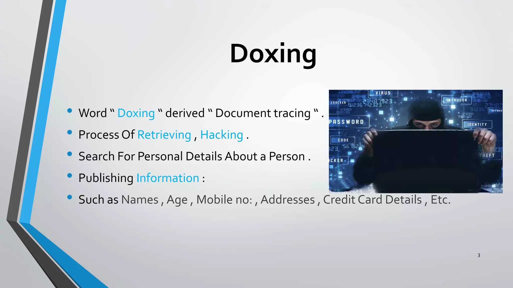Doxing | PPTX