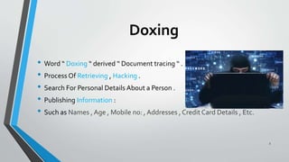 Doxing | PPTX
