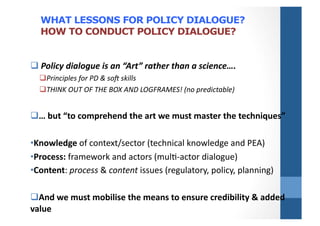 Presentation of conceptual framework in line with PPCM chapter, and key ...