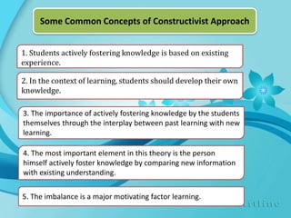 Presentation of constructivism and problem solving approach | PPT