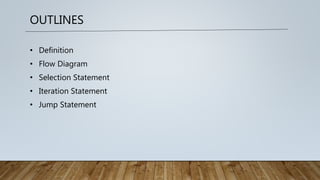 Presentation of control statement | PPT