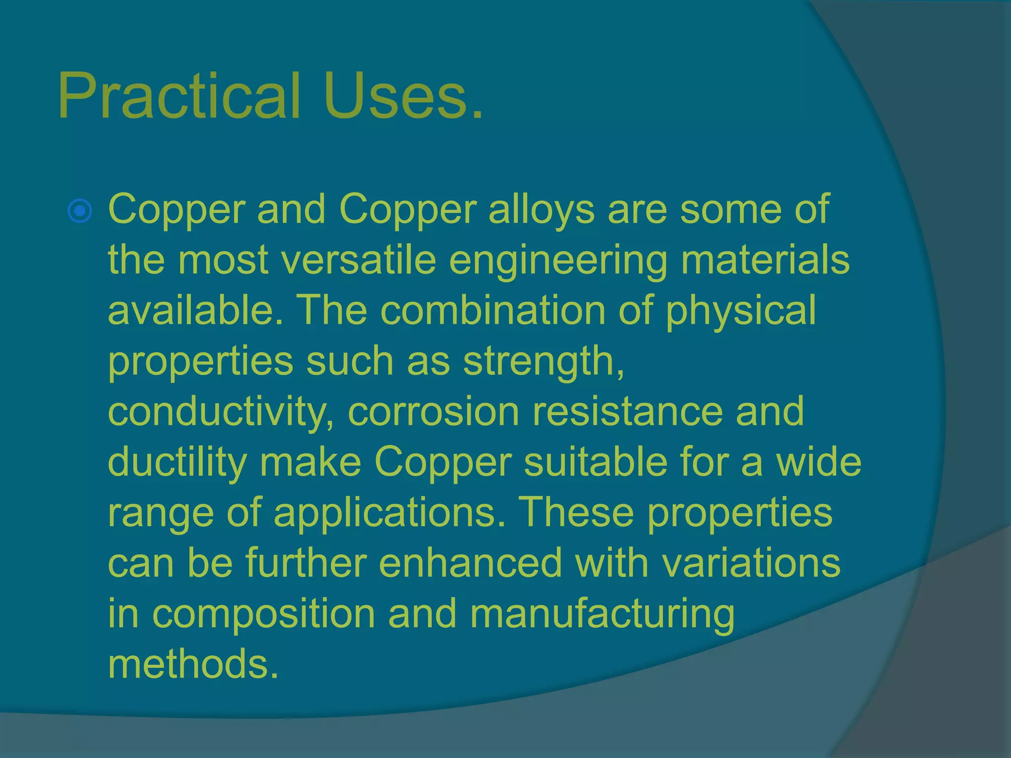 Presentation of copper | PPTX