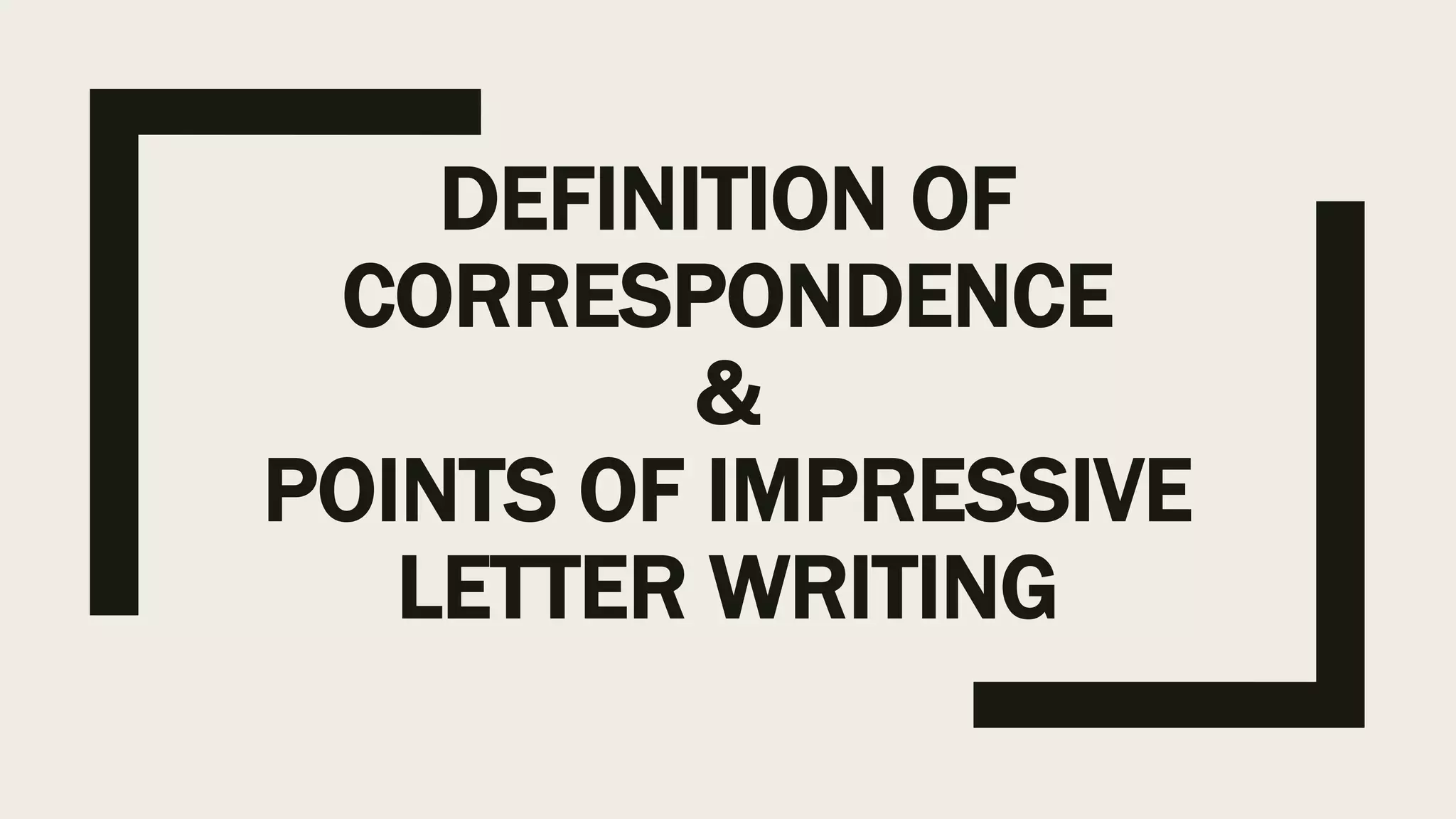 Presentation of Correspondence and Letter.pptx