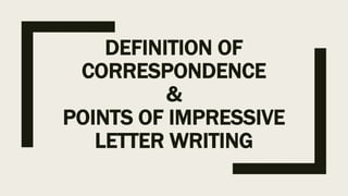 Presentation of Correspondence and Letter.pptx
