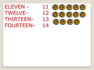 Presentation of counting 11 to 20 | PPTX