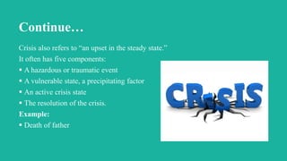 Differentiating Among Stress, Acute Stress Disorder, Acute Crisis ...