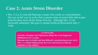 Differentiating Among Stress, Acute Stress Disorder, Acute Crisis ...