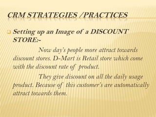 Presentation of d mart | PPTX