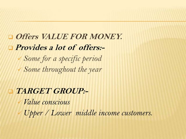 Presentation of d mart | PPTX