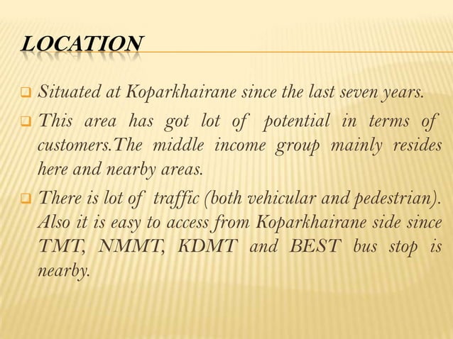 Presentation of d mart | PPTX