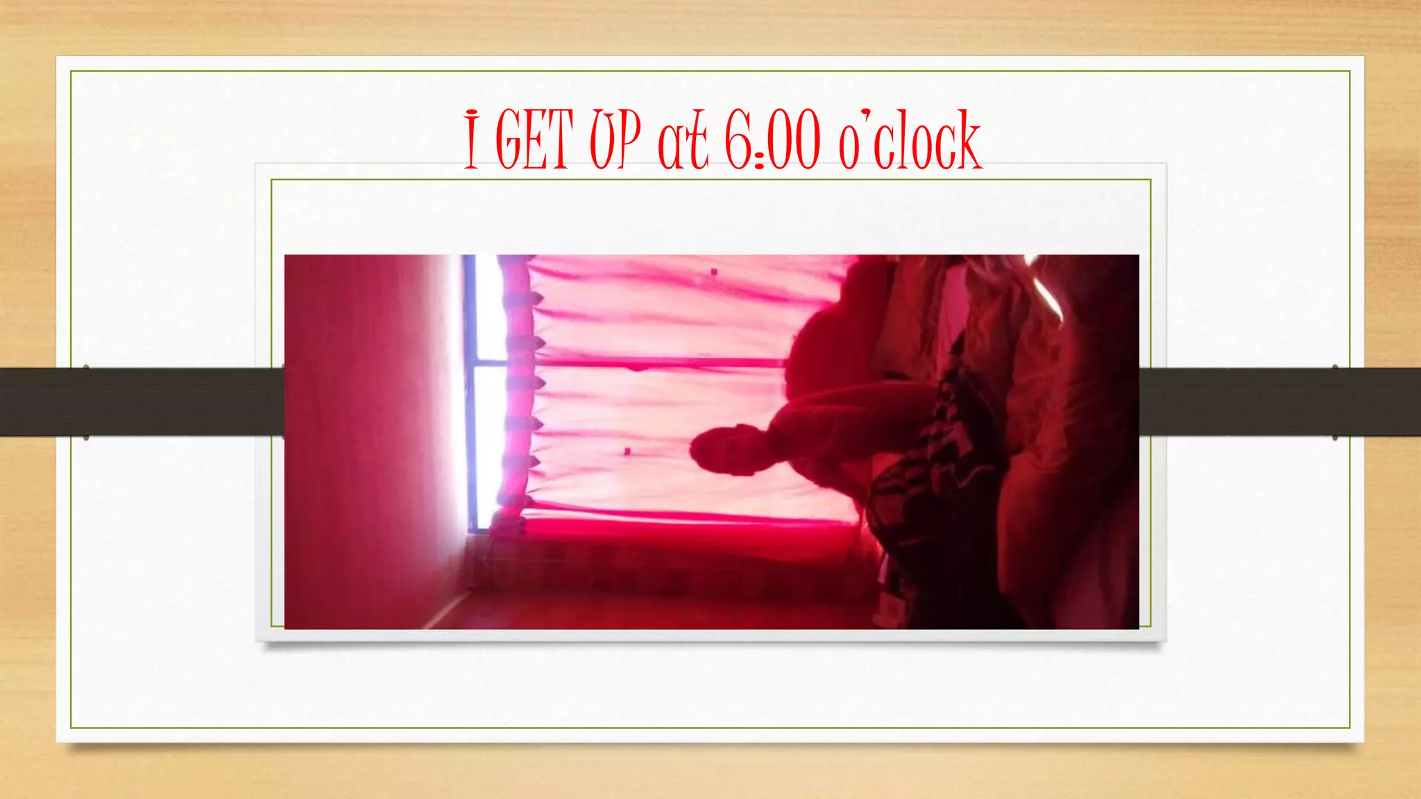 Presentation of Daily Activities | PPT