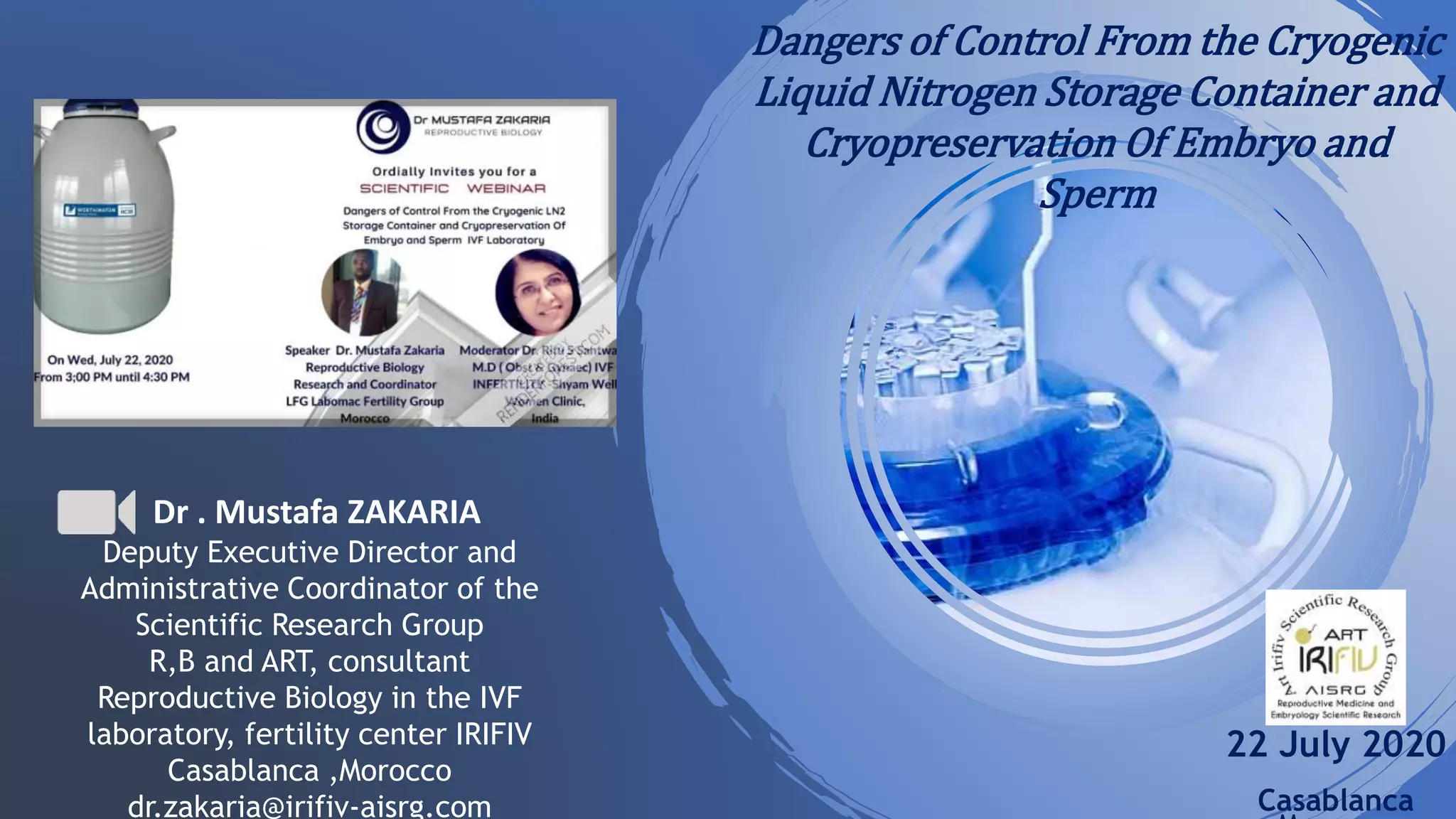 Presentation of dangers of control from the cryogenic liquid nitrogen ...