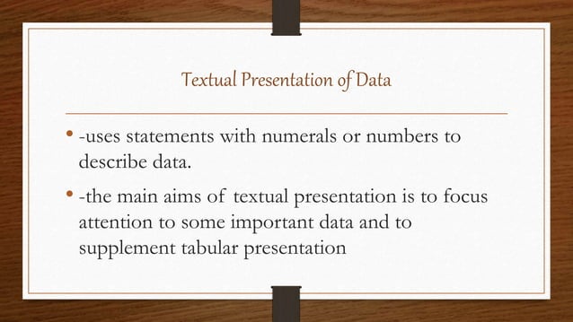 Presentation of Data (thesis writing) | PPTX | Databases | Computer ...
